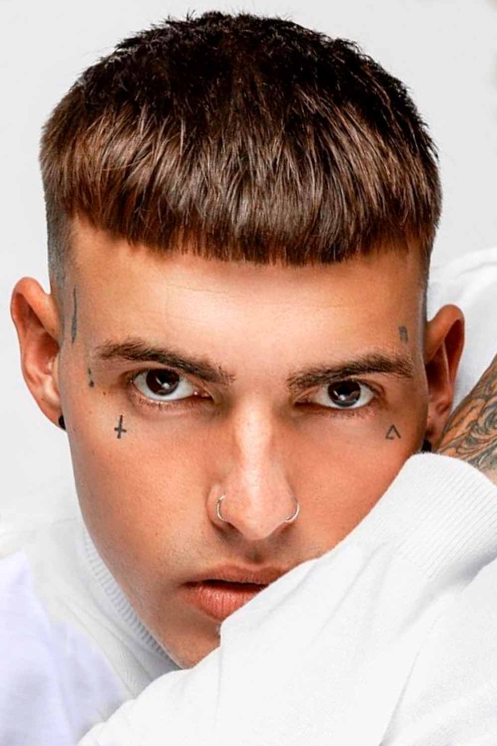 24 Caesar Haircuts To Blending Classic Style with Modern Allure