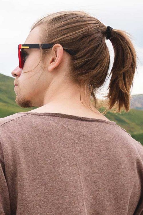 Man Ponytail And Full Gallery Of The Most Picturesque Styles
