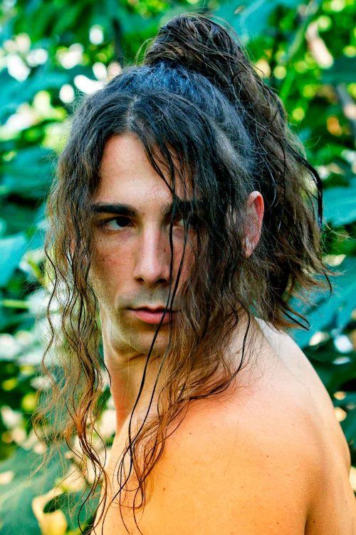 Man Ponytail And Full Gallery Of The Most Picturesque Styles