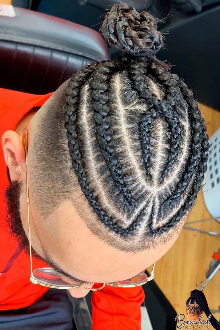 Man Bun Braids With The Best Photo Collection For 2022 - Mens Haircuts