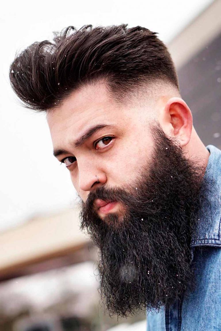 Inspirational Ideas On Hair And Full Beard Styles Combinations