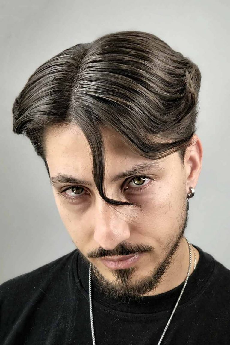 25 Middle Part Hairstyles For Men To Rock