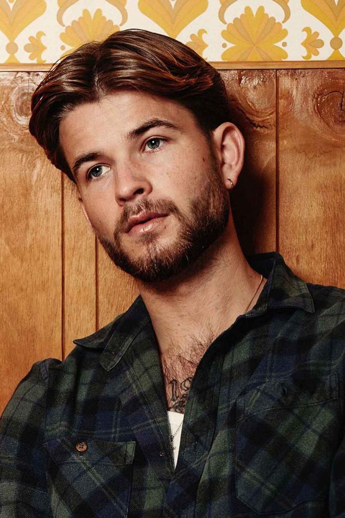 25 Middle Part Hairstyles For Men To Rock