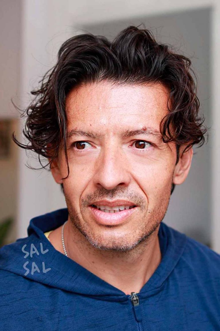 25 Middle Part Hairstyles For Men To Rock