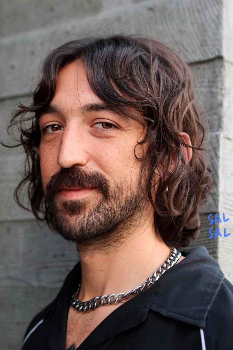 25 Middle Part Hairstyles For Men To Rock