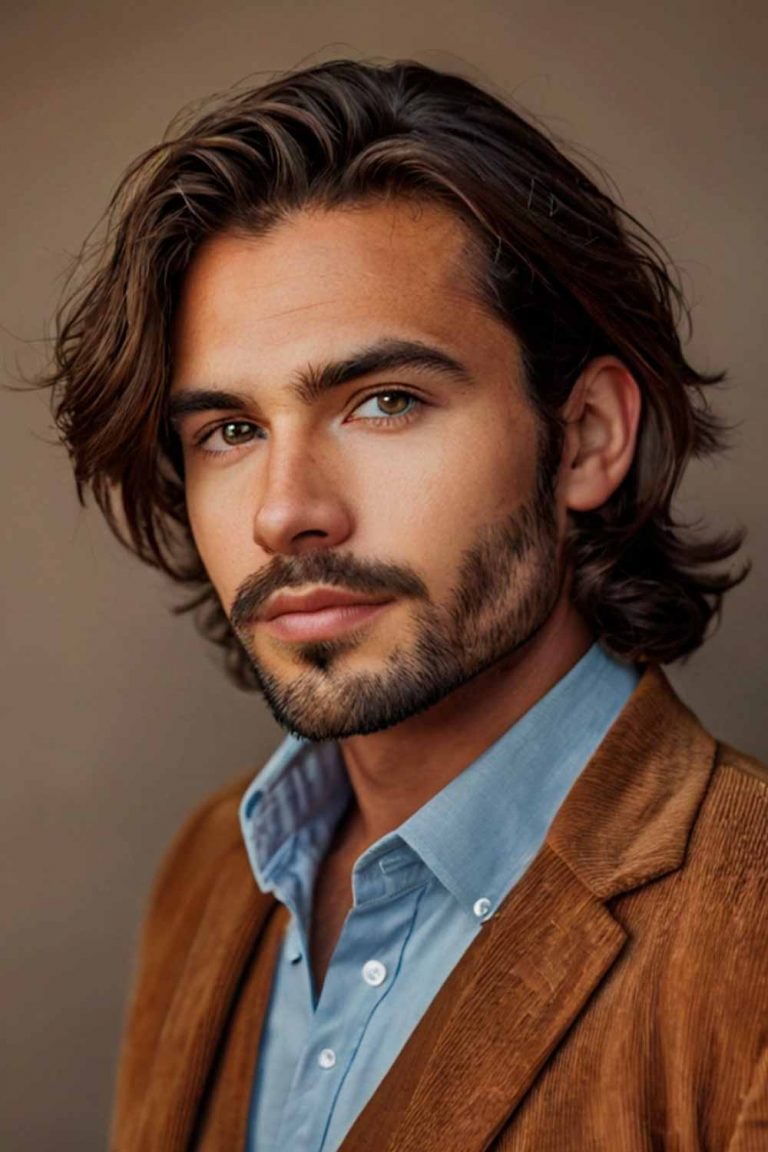 25 Middle Part Hairstyles For Men To Rock