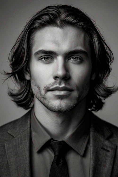25 Middle Part Hairstyles For Men To Rock
